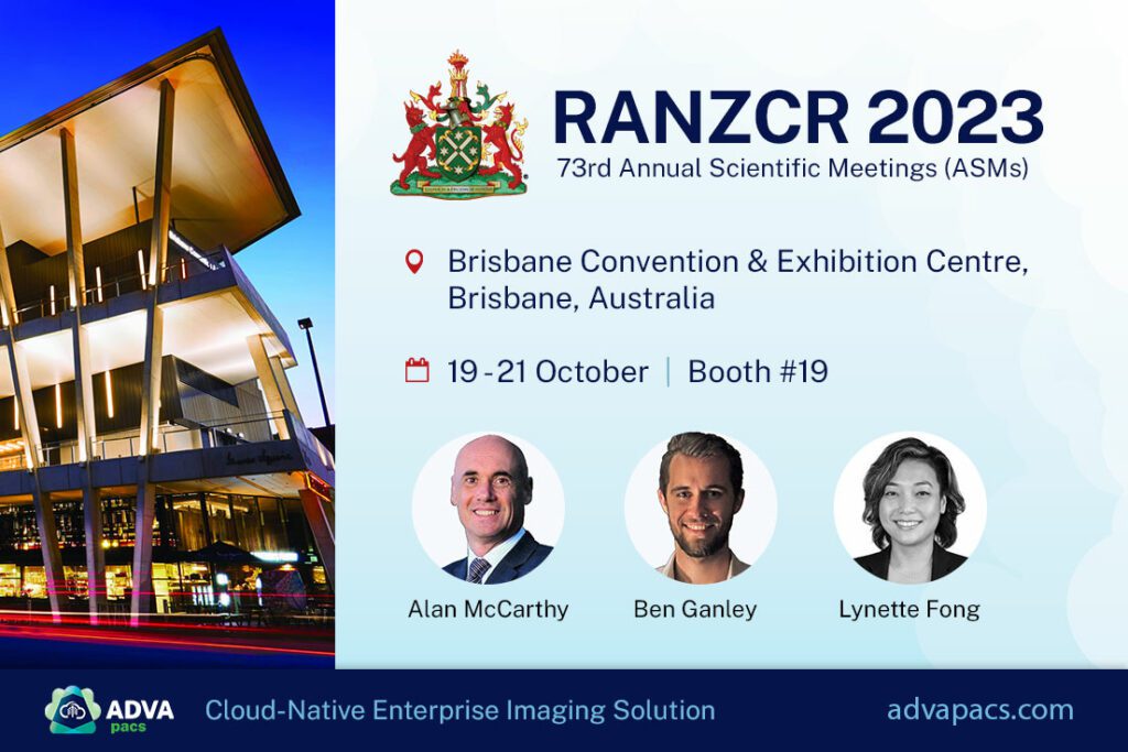AdvaPACS PACS Cloud-Native at RANZCR 2023