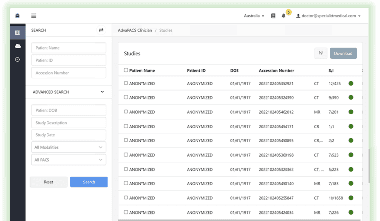 Powerful, Cost Effective PACS and VNA Unified. AI Ready | AdvaPACS